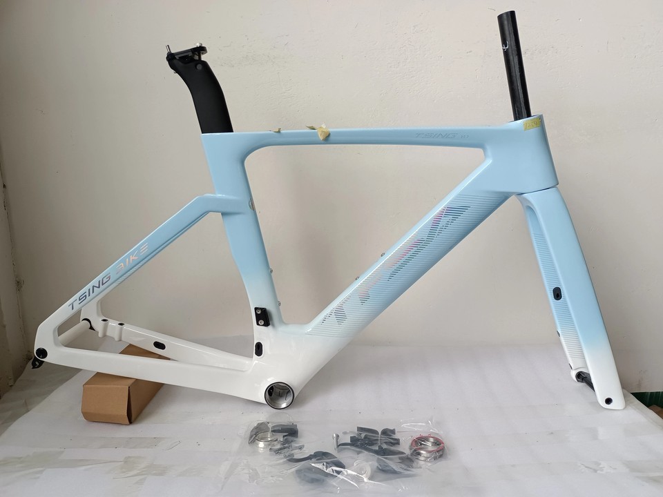 Road Bike Frame Aerodynamic High Speed Carbon Fiber Frameset With ...