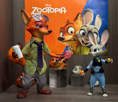 Authentic GONG Zootopia Judy x Nick Action Figure Set Gift | eBay