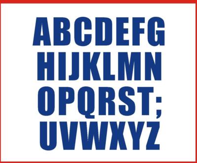 Big Sticky Letters Full Alphabet A-Z 50/60/70mm signs banner shop ...