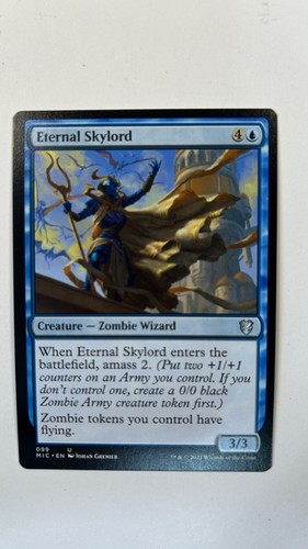 MTG Innistrad Midnight Hunt Commander Eternal Skylord #099 Magic the ...