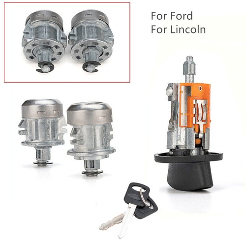 Ignition Switch Door Trunk Lock Cylinder Key Set For Ford F-150 250 350 ...