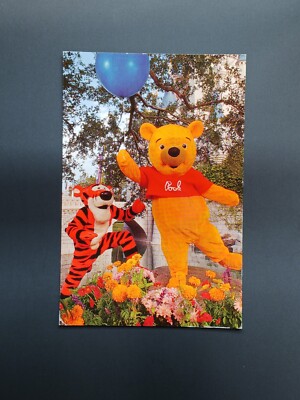 Walt Disney Word Winnie-the-Pooh and Tigger Vintage Postcard | eBay