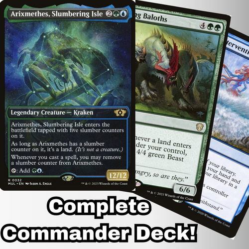 MTG Commander EDH Deck Arixmethes, Slumbering Isle 100 Magic Cards ...