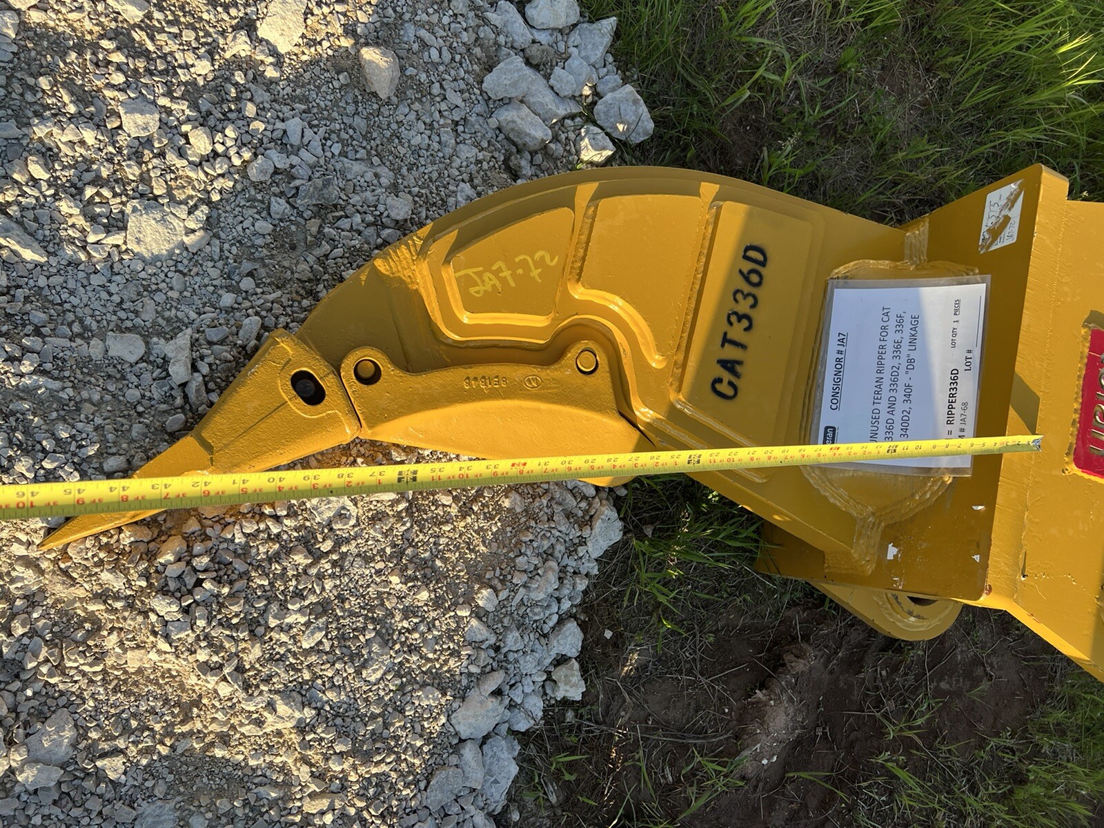 Cat 336d ripper Frost Tooth Excavator 90 100 MM Pins New Caterpillar ...