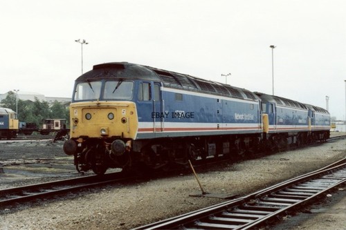 PHOTO CLASS 47 LOCO NO 47598 - 47709 - 47711 AT OLD OAK COMMON DEPOT ...