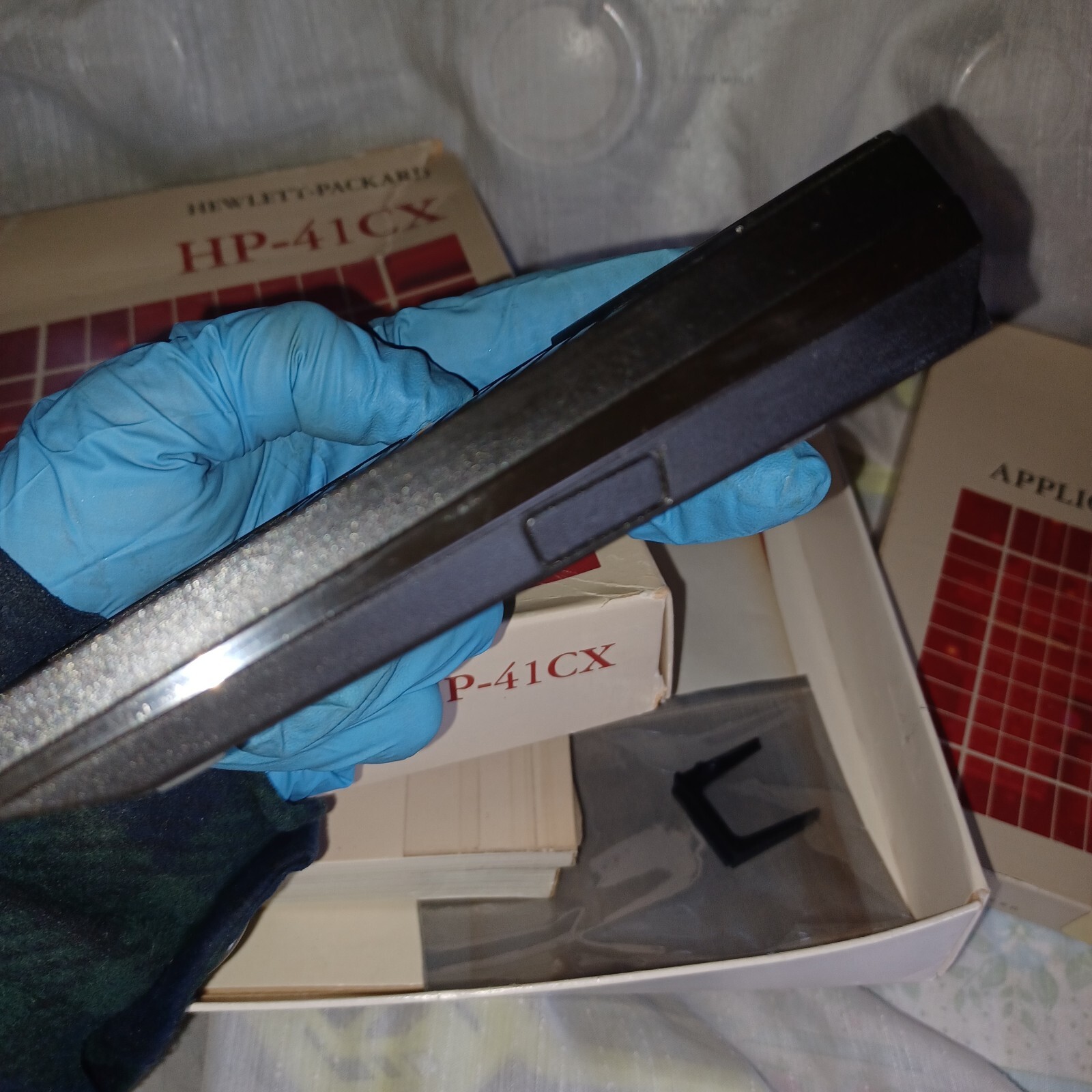 Vintage HP-41CX Scientific Calculator + Math/Stat Pac WORKING TESTED ...