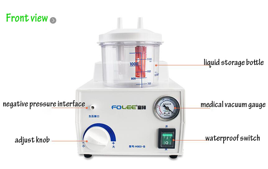 Portable Suction Emergency Machine Medical Aspirator Household Suction ...