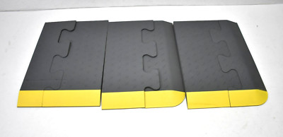 Lot of 3 Cintas WellnessMats Connect Anti Fatigue Mat End Replacements ...