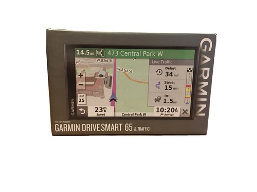 Garmin DriveSmart 65 6.95" GPS System with Real-Time Traffic - 010 ...