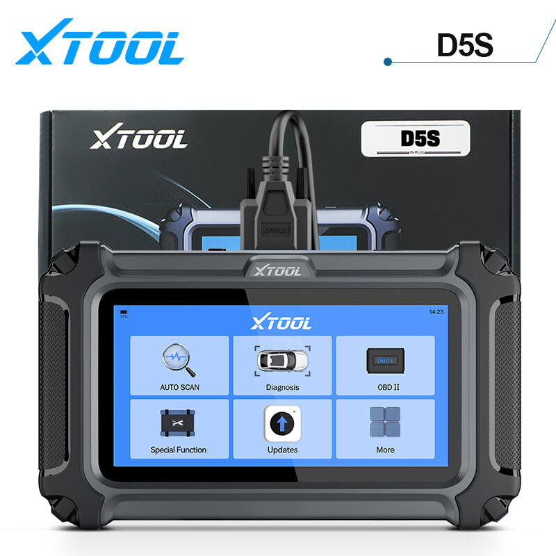 XTOOL D5S Automotive OBD2 Scanner Engine ABS SRS Transmission ...