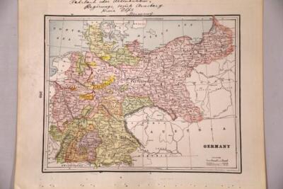 Pre-1900 - Atlas Map Of Germany
