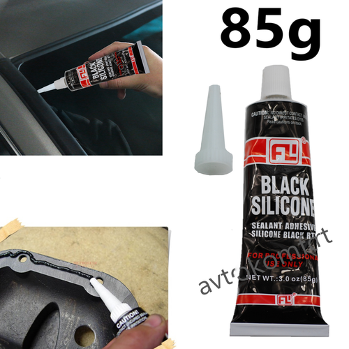 Black RTV Silicone Gasket High Temp Sealant Adhesive Maker 3 OZ. 85 g ...