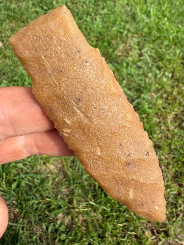 g-10 paleo orange hixton quartz scottsbluff point Clovis arrowhead ...