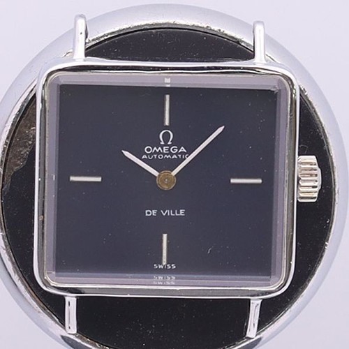 Fonctionnelle Omega Automatic DeVille Square Navy Ladies Boys | eBay