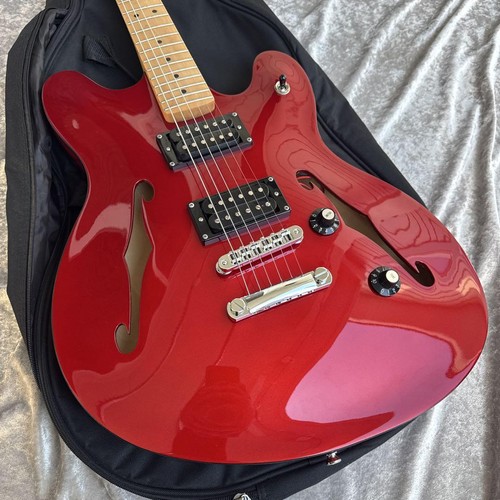 Squier Starcaster Semi-Acoustic Guitar 2022 Model w/ Soft Case - Very ...
