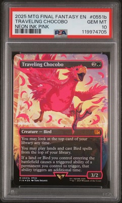 2025 MTG FINAL FANTASY COLORFUL CHOCOBOS-NEON INK PINK TRAVELING ...