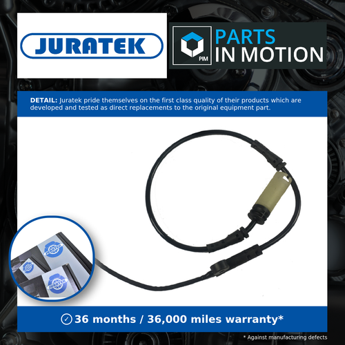 Brake Pad Wear Indicator Sensor fits BMW 520 E60, E61 Front 2.0 2.2 03 ...