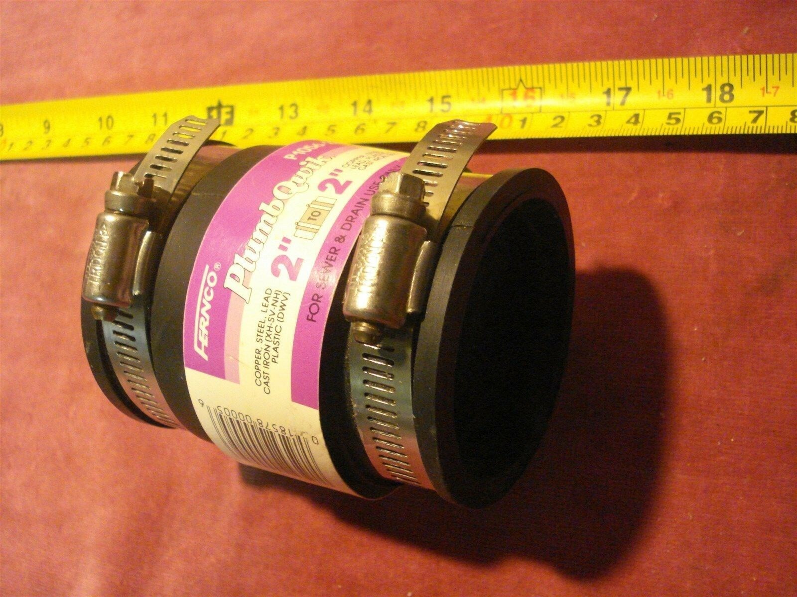 (2963.) 2" Flexible Rubber Coupling w/Steel Bands | eBay