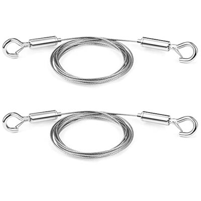 Adjustable Picture Hanging Wire 2PCS Mirror Frame Kit,Hold Up to 20kg ...