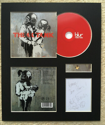 BLUR - Signed Autographed - THINK TANK - Album Display | eBay UK
