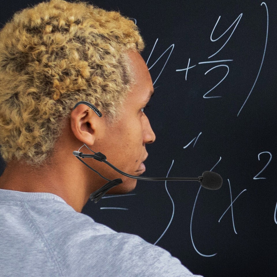 Headset Mic Classroom Microphone for Teachers Head-mounted Broadcast | eBay