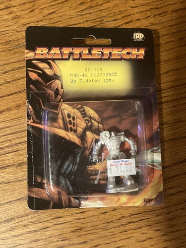 Ral partha Battletech 20-854 HBK-4G Hunchback Mech miniature Very Rare ...