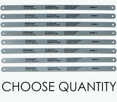 DISSTON Challenger Hack Saw Metal Cutting Blades, 10 in x 24 TPI ...