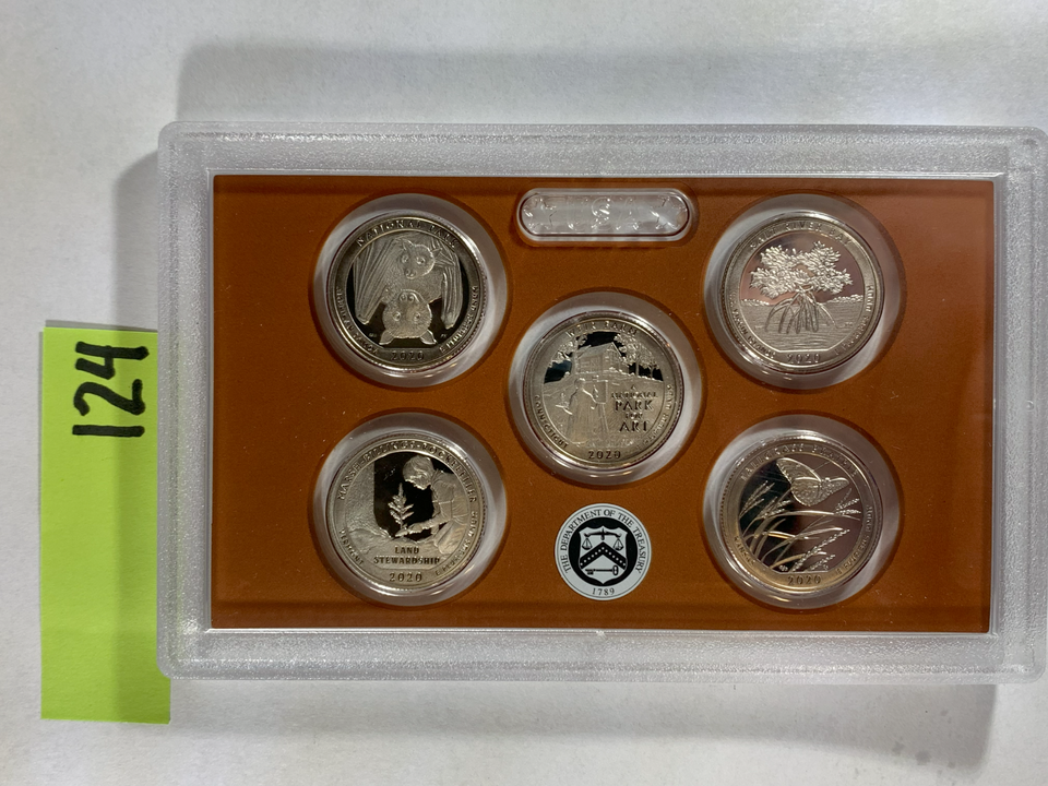 2020 Proof Set America the Beautiful Quarters OGP US Mint Beautiful ...