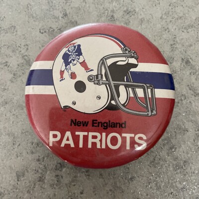 Vintage New England Patriots Pin Button 2” | eBay