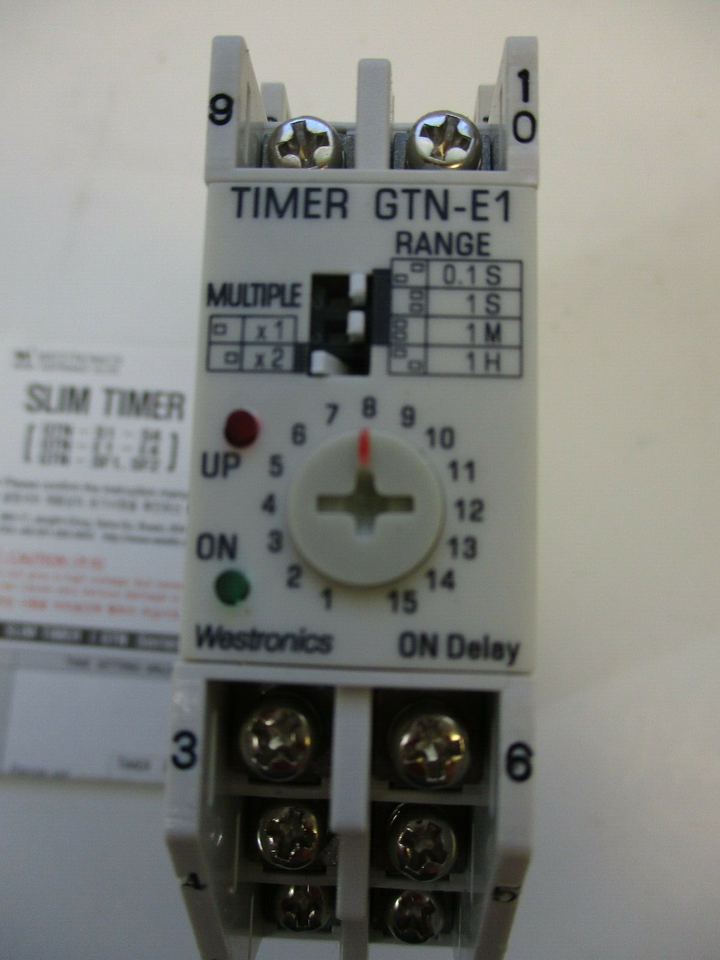 WESTRONICS ELECTRONIC MICOM TIMER SLIM TYPE GTN-E1 DC120V | eBay