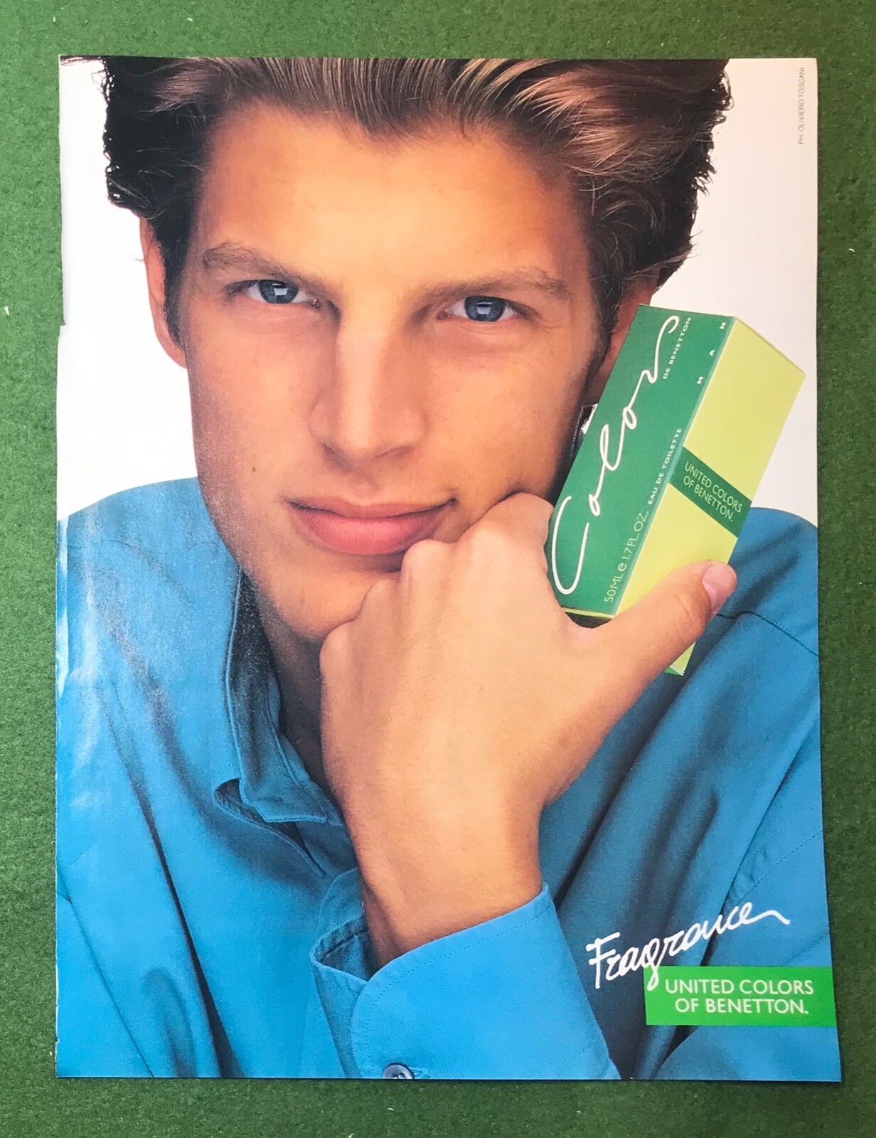 Vintage 1980s magazine print ad UNITED COLORS OF BENETTON fragrance ...