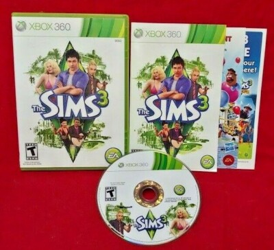 The Sims 3 Microsoft Xbox 360 Rare Game Tested + Works - Complete 1 ...