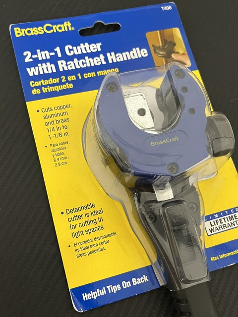 BrassCraft 2in1 Ratch Tubing Cutter T406 for sale online | eBay