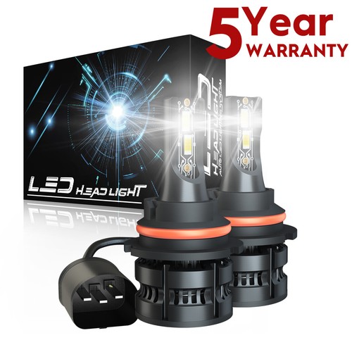 2x 9007 HB5 LED Headlight Bulbs Kit 6500K High Low Beam Light Super ...