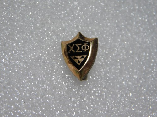 Vintage Gold Filled Chi Sigma Phi Fraternity Sorority Pin Badge | eBay