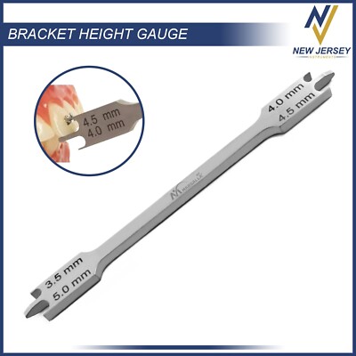 Dental Orthodontics Bracket Height Measuring Gauge Instruments ...