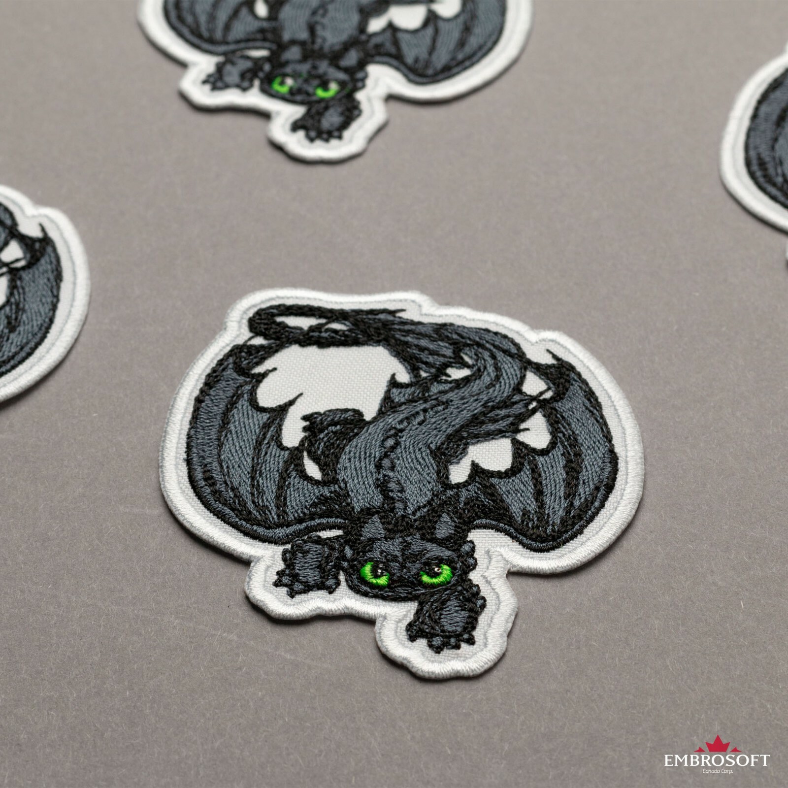 How to Train Your Dragon Crawling Toothless Character Embroidered Patch ...