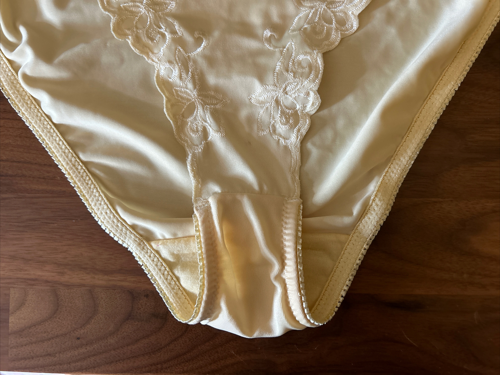 Vintage Body Form Sexy Hi Cut Panties Shiny Nylon Si… - Gem