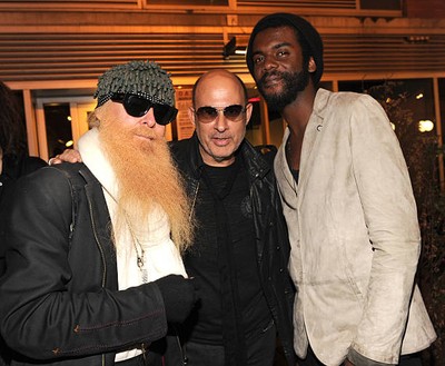 Billy Gibbons of ZZ Top John Varvatos Gary Clark Jr Backstage at J- Old ...
