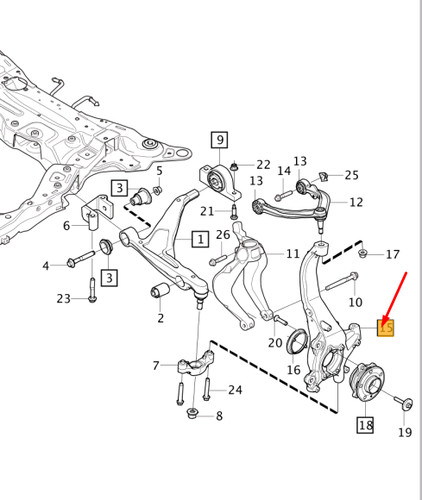 VOLVO XC60 MK2 FRONT LEFT STEERING KNUCKLE 32298139 ORIGINAL for sale ...