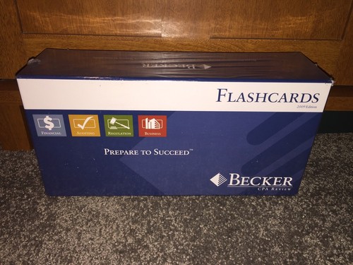 BECKER CPA REVIEW FLASH CARDS 2009 EDITION SEALED | eBay