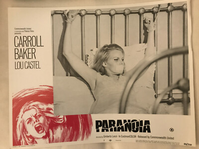 Paranoia 1969 Titanus 11x14" sex lobby card Carroll Baker Bondage | eBay