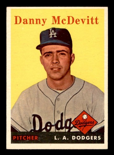 1958 Topps Baseball #357 Danny McDevitt EX *e3 | eBay