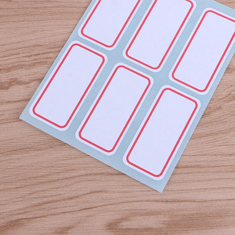 12 Sheets Self Adhesive Label Stickers Office Lab Bottle Tags Printing ...