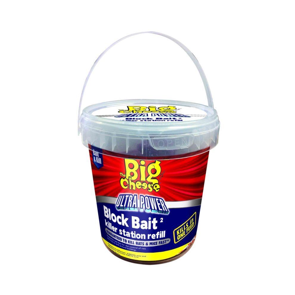 The Big Cheese Rat Killer Mouse Mice Rodent Poison Bait Station Refill ...