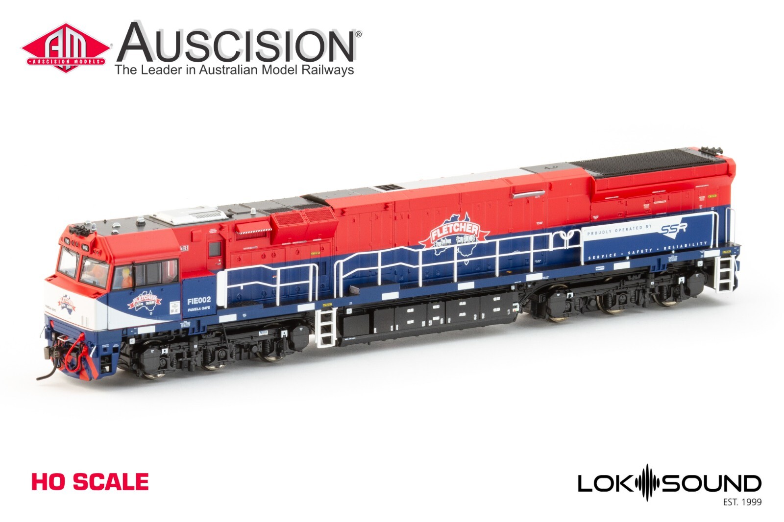 Auscision (C44-39s) FIE002 Fletcher (Pamela Gaye) - HO Scale DCC | eBay ...