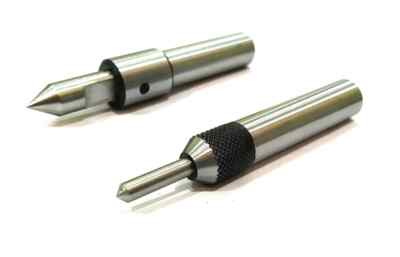 Set of 2 Spring Center Tap Guide Tool to Align Tap for threading Lathe ...