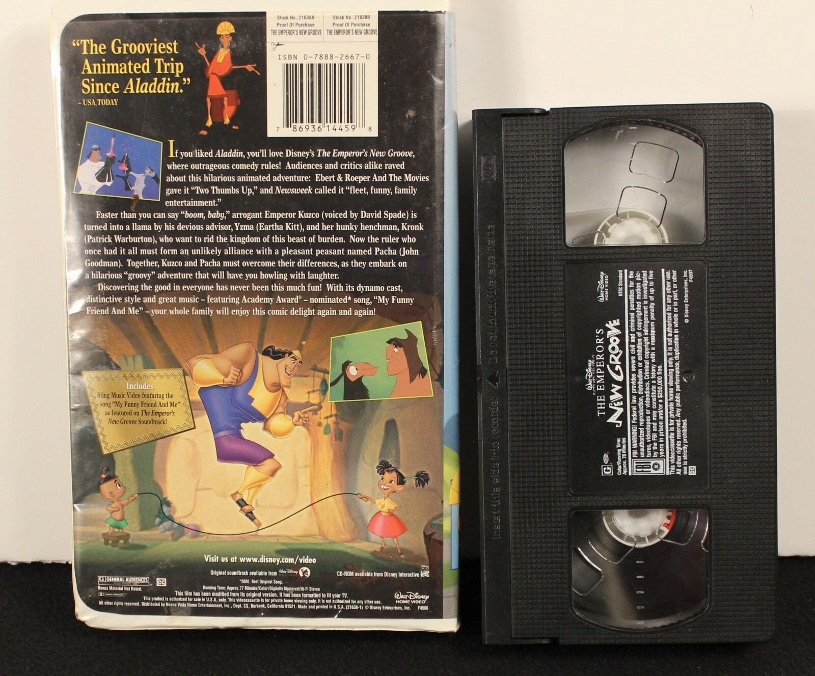 The Emperors New Groove 2001 Vhs