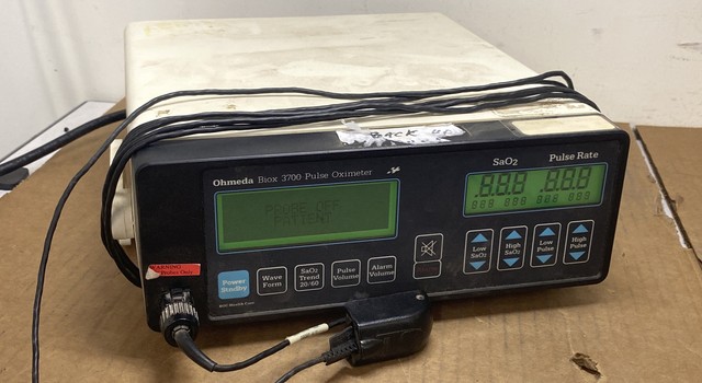 * Ohmeda Biox 3700 Pulse Oximeter Spo2 Patient Monitor for sale online ...
