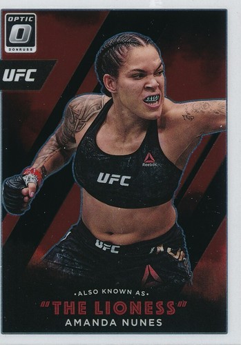 #14 AMANDA NUNES 2022 Panini Donruss Optic UFC AKA ALSO KNOWN AS ...